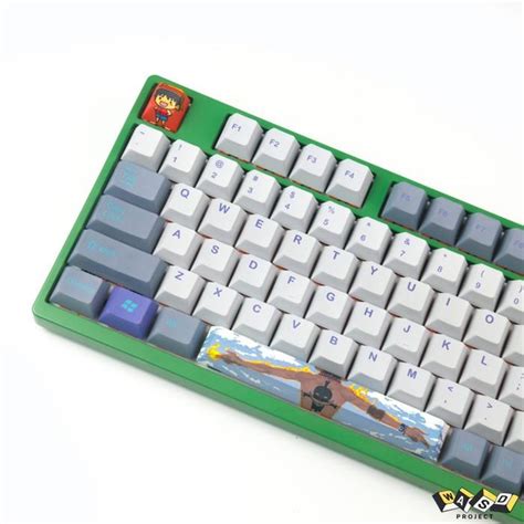 Jual One Piece Pbt Dye Sublimation Keycaps Cherry Profile Esc Space Bar Shopee Indonesia