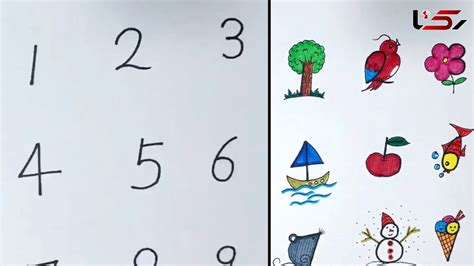 نقاشی های متنوع با اعداد فیلم