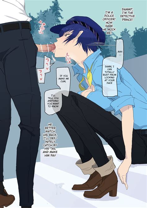 Rule 34 Blowjob Censored Cleavage English Text Large Breasts Persona Persona 4 Poppenhaimu