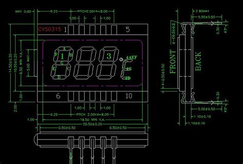 Lcd Display With 6 Pin Custom 7 Segment Lcd Display For Thermostat Manufacturers And Suppliers