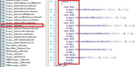 How To Find The Rest Of Opcodes In IDA RaGEZONE MMO Development Forums