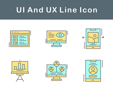UI And UX Vector Icon Set Vector Art At Vecteezy