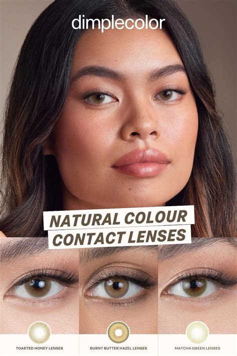 Colored Contact Lenses Natural Looking Eye Color Contacts Vibrant Eye