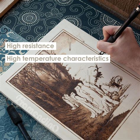 Framendino 6 Pack Wood Burning Ball Tips Pyrography Wire Nibs