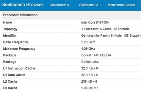 הדלפה ראשונה לביצועי מעבד Intel Core I7 8750h בעל 6 ליבות