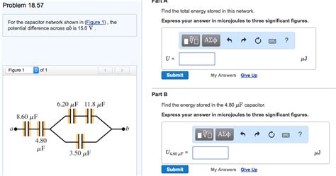 Solved For The Capacitor Network Shown In Figure 1 The