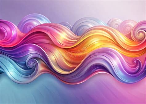 Elegant Pastel Header Design A Modern Swirl And Wave Background Template For Websites Posters