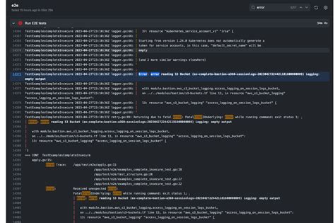 Intermittent Error Error Reading S3 Bucket Empty Output · Issue 207 · Defenseunicorns