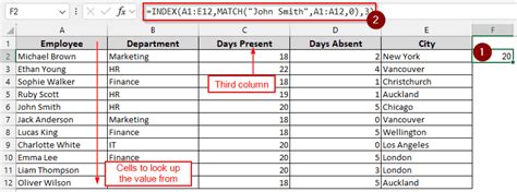 Lookup In One Column And Return Value Of Another Column In Excel Excel