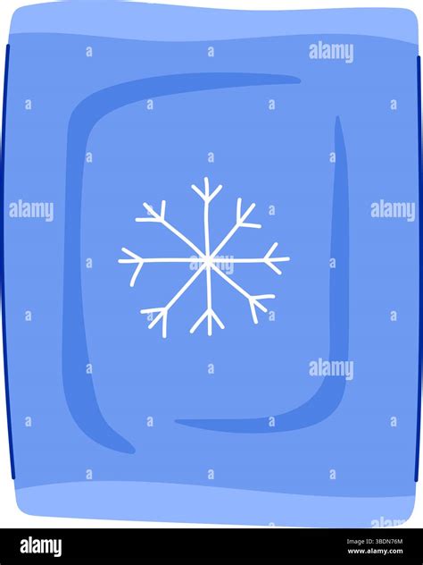 Swelling Ice Pack For Injuries Cartoon Vector Illustration Stock Vector