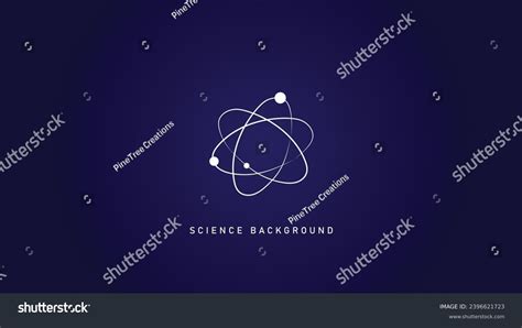 Science Atomic Structure Background Hd Wallpaper Stock Vector Royalty
