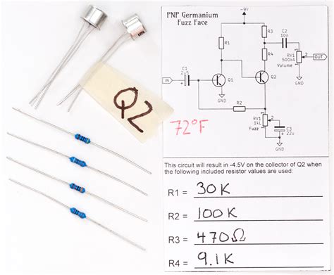 Transistor Set Selected For Fuzz Face 2n1309 Pnp Germanium Antique Electronic Supply
