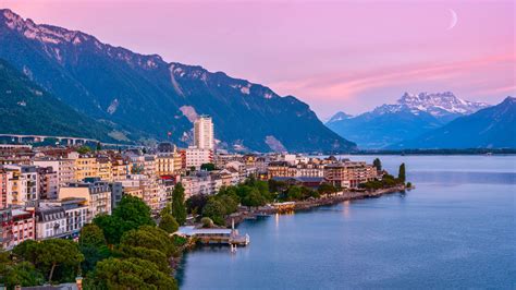 Nature Landscape Lake Geneva Switzerland Wallpaper 2880x1620