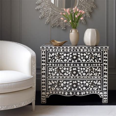 Transform Interior Spaces With Bone Inlay Furniture