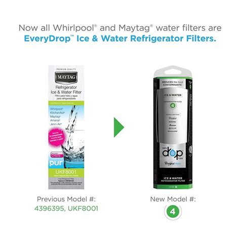 Everydrop Edr4rxd1 Whirlpool Refrigerator Water Filter 4 Pack Of 1