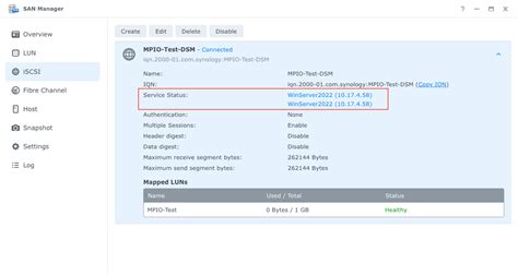 How Do I Use Iscsi Targets On Windows Computers With Multipath Io Support Synology Knowledge