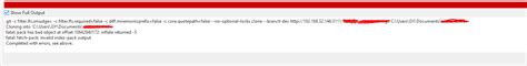 Error While Cloning The Repo Fatal Pack Has Bad Object At Offset
