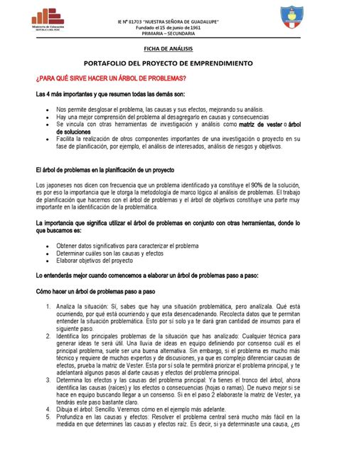 Identificación Del Problema Pdf