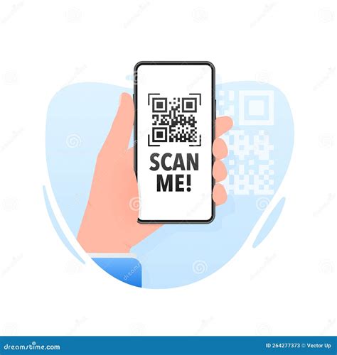 Scan Me Icon With Qr Code Inscription Scan Me Qr Code Label Stock Vector Illustration Of