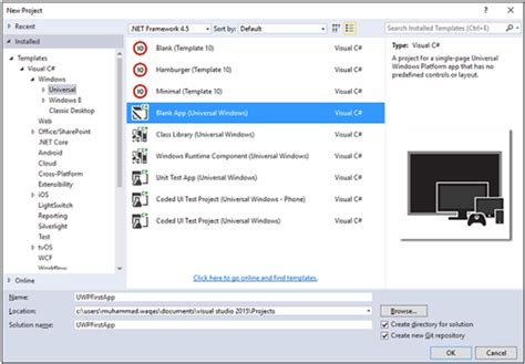 آموزش ایجاد برنامه Uwp در برنامه نویسی Aspnet Core