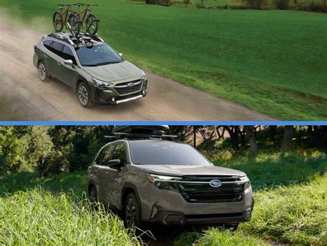 Comparación Entre El Subaru Forester Y El Outback