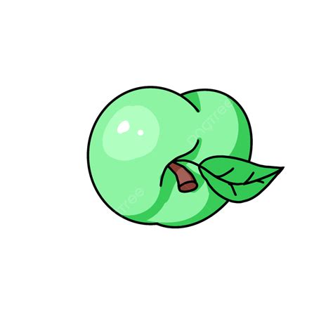 Small Apple Clipart Hd Png Cartoon Hand Painted Small Plum Small Apple