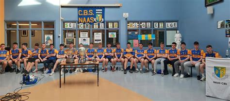 Senior Footballers All Ireland Success Is Celebrated At Naas CBS