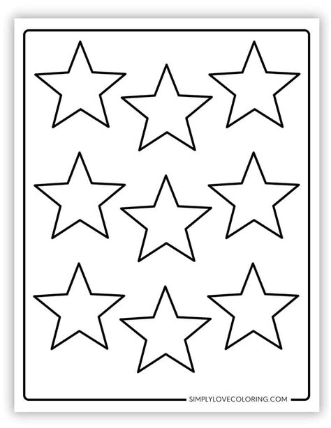 Free Printable Star Template Free Printable Templates