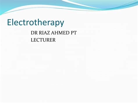 Interferential Current Pptx