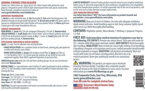 General Finishes Stain Blocking Primer 1 Gallon