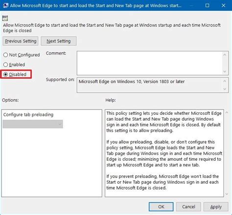 How To Stop Loading Microsoft Edge Processes At Startup On Windows Windows Central