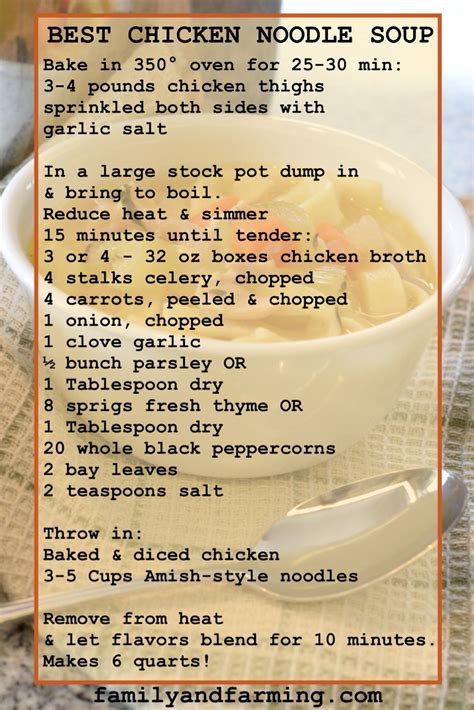 Doing The Books And Chicken Noodle Soup Artofit