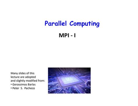 Mpi 1 Ppt