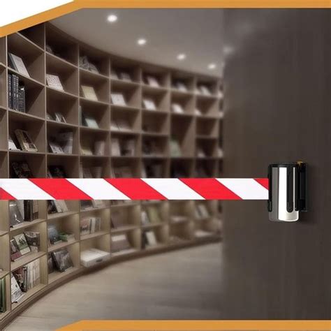 Intrekbare Afzetlint Magnetische Wandhouder Veiligheid Afbakenen