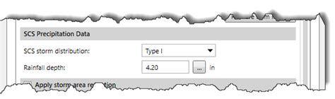 Precipitation Type Scs Storm Civilgeo Knowledge Base