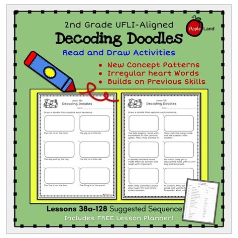 Decoding Doodles Ufli Aligned Practice For Second Grade By Appleland