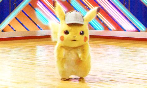 A Bolt Of Brilliance Captainpoe Detective Pikachu Dancing