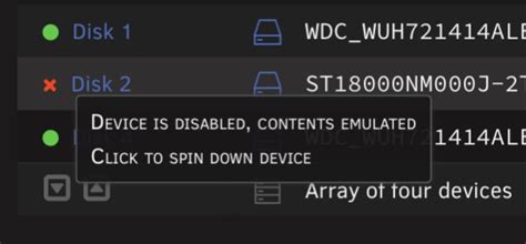 Device Is Disabled Contents Emulated General Support Unraid