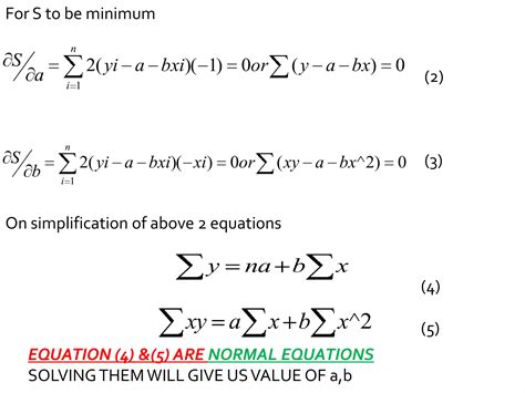Method Of Least Square Pptx Physics Science
