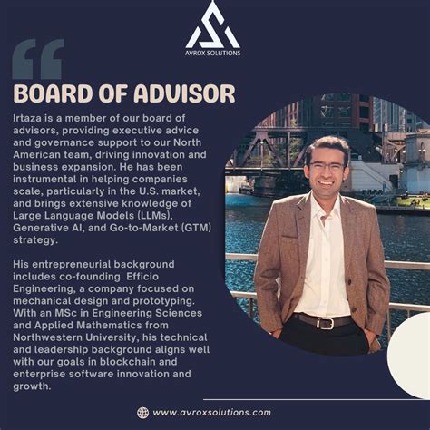 Avrox Solutions On Linkedin Leadership Avroxsolutions Boardofadvisory