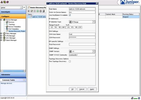 How To Prepare And Add Junos Device To Nsm Using Nsm Auto Discovery