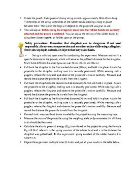 Experiment Elastic Energy By EduMatea TPT