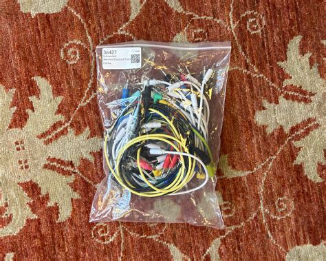 Assorted Eurorack Patch Cables Found Sound