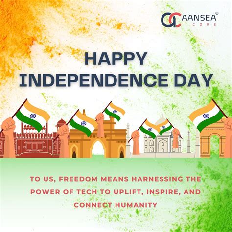 Celebrating 78 Years Of Freedom For India Aanseacore Posted On The