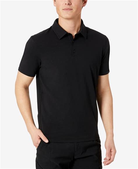 Kenneth Cole Mens Performance Button Polo Macys