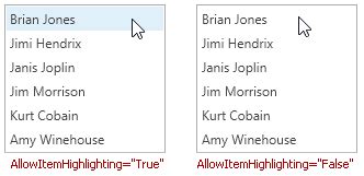 ListBoxEdit Class WPF Controls DevExpress Documentation
