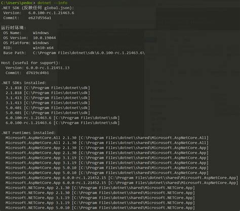Dotnet Info Duplicate Output Information · Issue 12264 · Dotnet