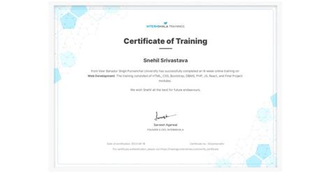 Snehil Srivastava On Linkedin Successfully Completed The Web