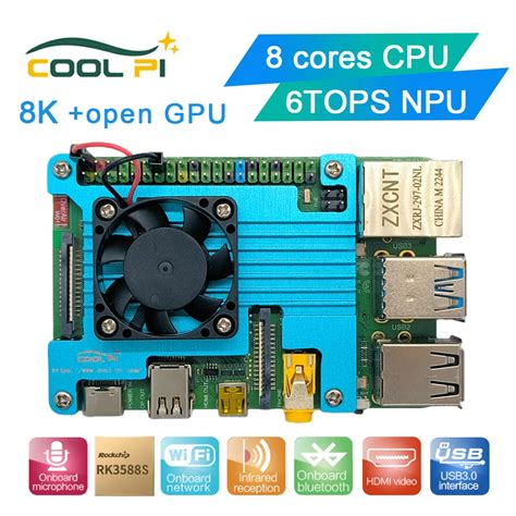 Cool Pi Rockchip Rk3588s Single Board Computer With 8 Cores 64 Bits 6 0
