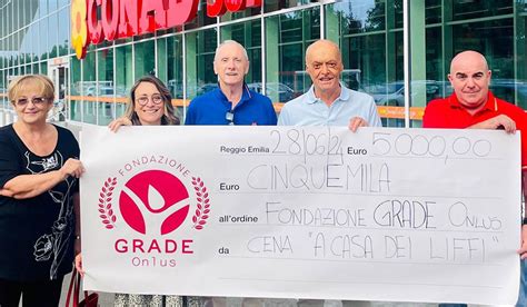 Cena “a Casa Dei Liffi” 5000 Euro Devoluti A Grade Grade Onlus